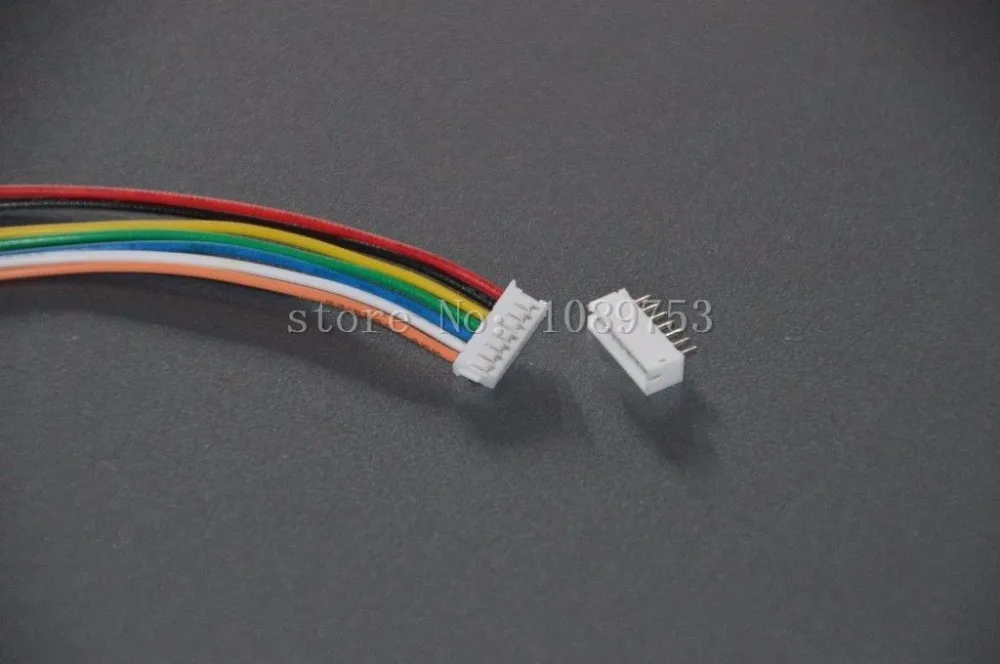 50 Sets JST ZH 1.5mm 7 Pin Female Connector Plug with Wire 10cm/15cm ...
