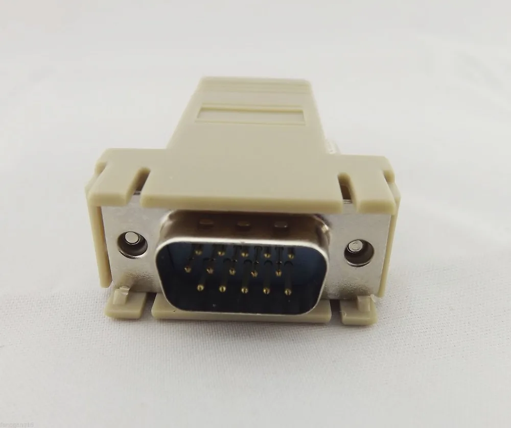 1pcs-RJ45-To-15-Pin-VGA-Male-Adapter-for-VGA-Extender-Over-CAT5-CAT6 ...