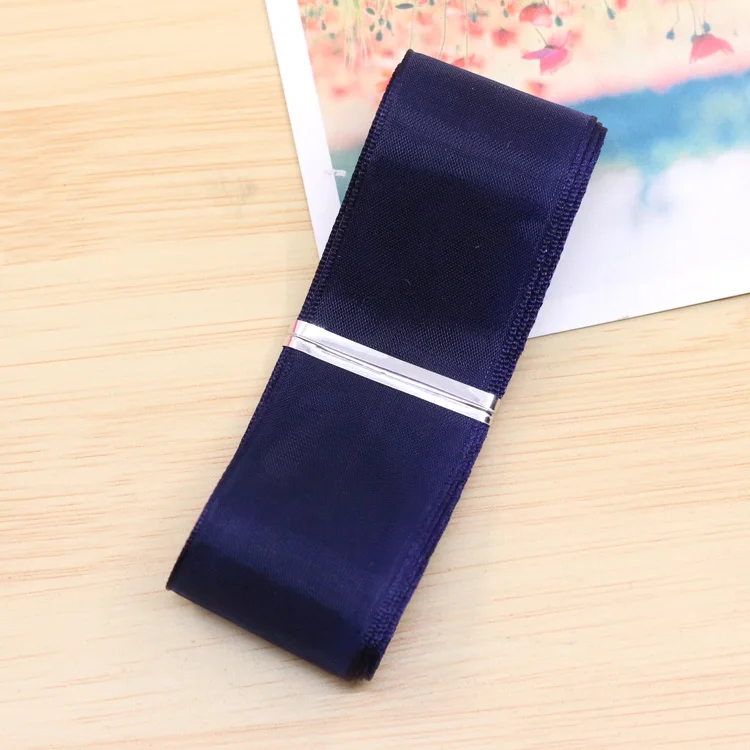 1 м лот 25 мм Снежная пряжа органза ленты искусственный шелк ленты Diy Скрапбукинг материал