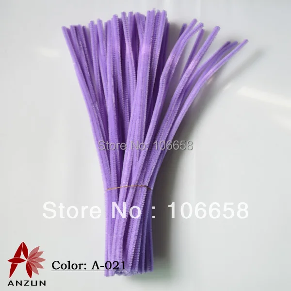 100pcs 300mm X 6mm Chenille Stems Pipe Twisting Rod Children Handmade ...