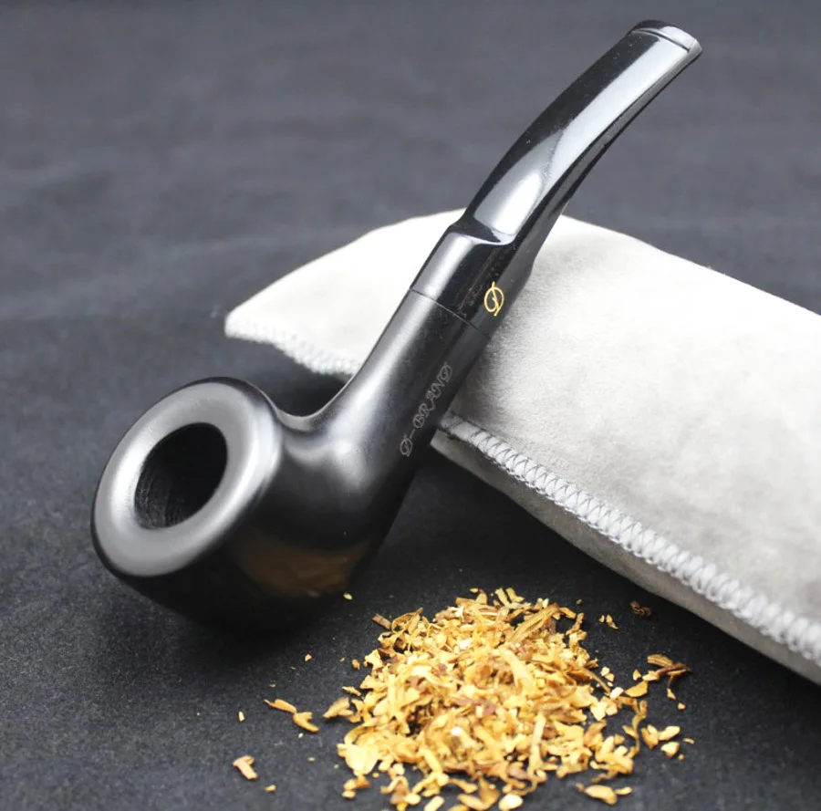 16 Tools Handmade Elegant Ebony Wood Smoke Tobacco Smoking Pipe Set ...