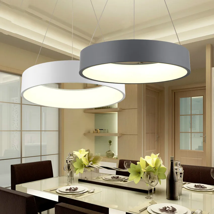Modern-round-led-Pendant-Lighting-for-dining-living-room-dia-45cm-60cm ...