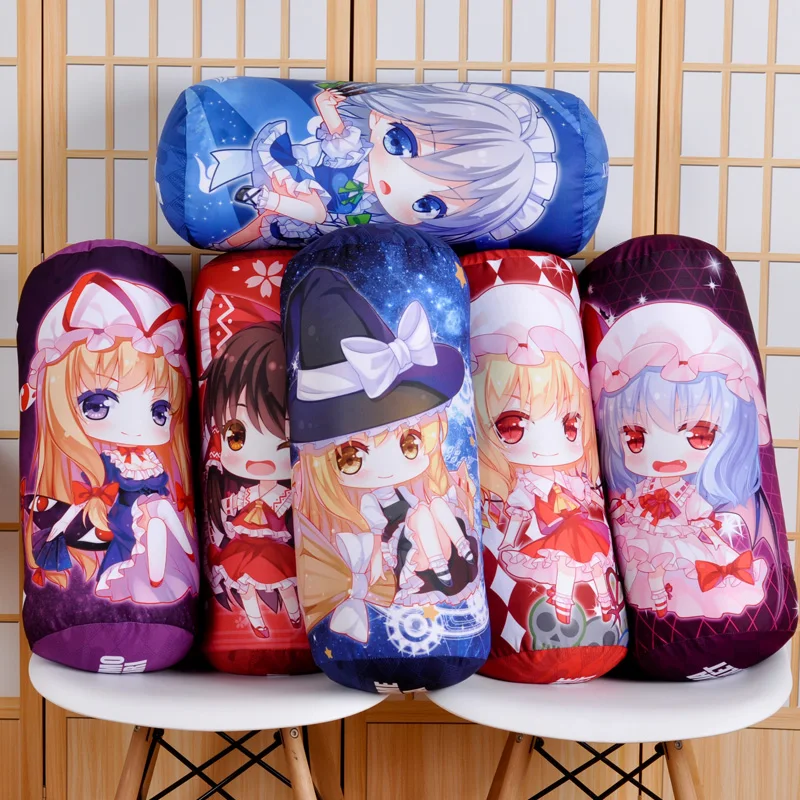 New Anime Cartoon Touhou Project Column Neck Pillow Coussin Bed ...