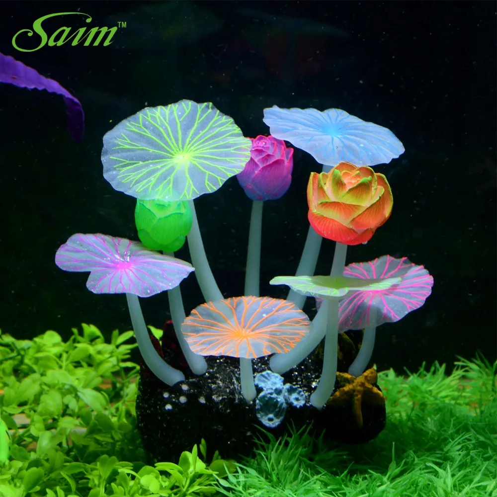 Aquarium Acuarios Aquarium Fish Tank Decoration Soft Silicone ...