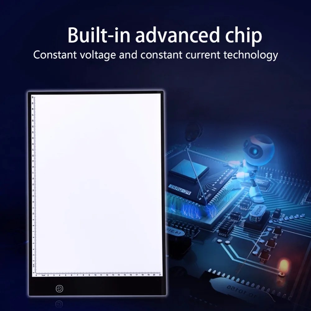 A4 LED Tracing Board Light Box Stencil Drawing Thin Pad Table for ...