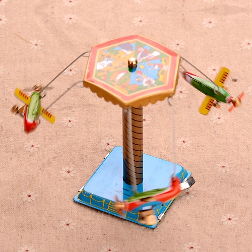 Retro-Playground-Games-Revolving-Airplane-Tinwork-Toys-Collection ...