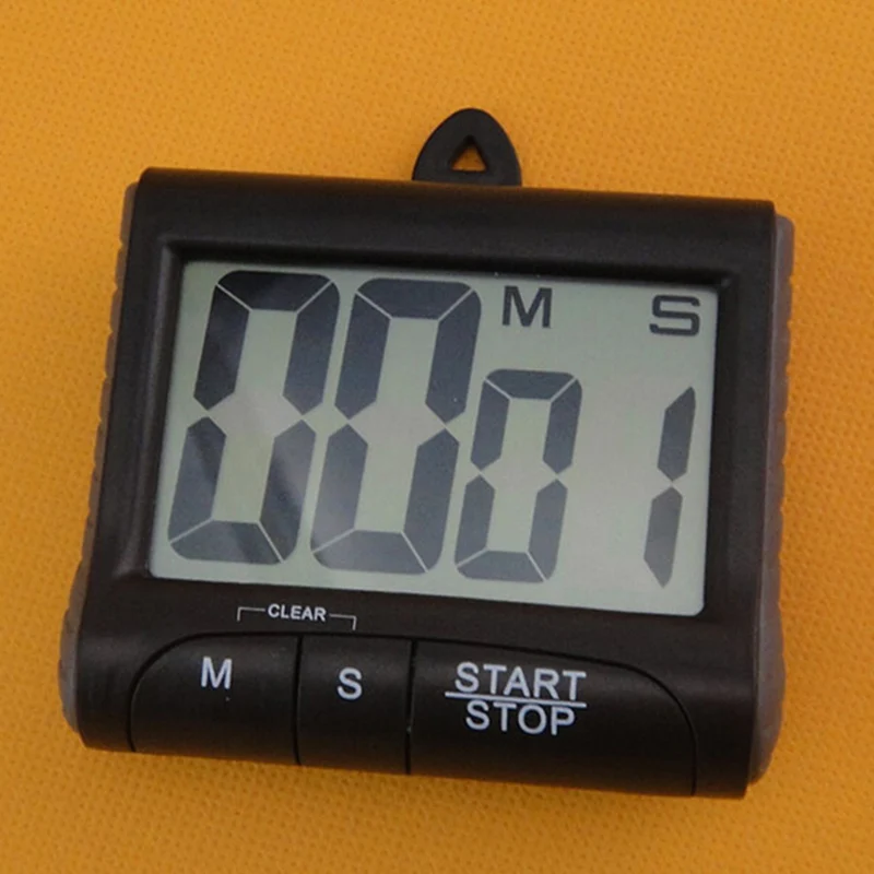 Black and WhiteLarge LCD digital Eco friendly Kitchen Timer & Cooking ...