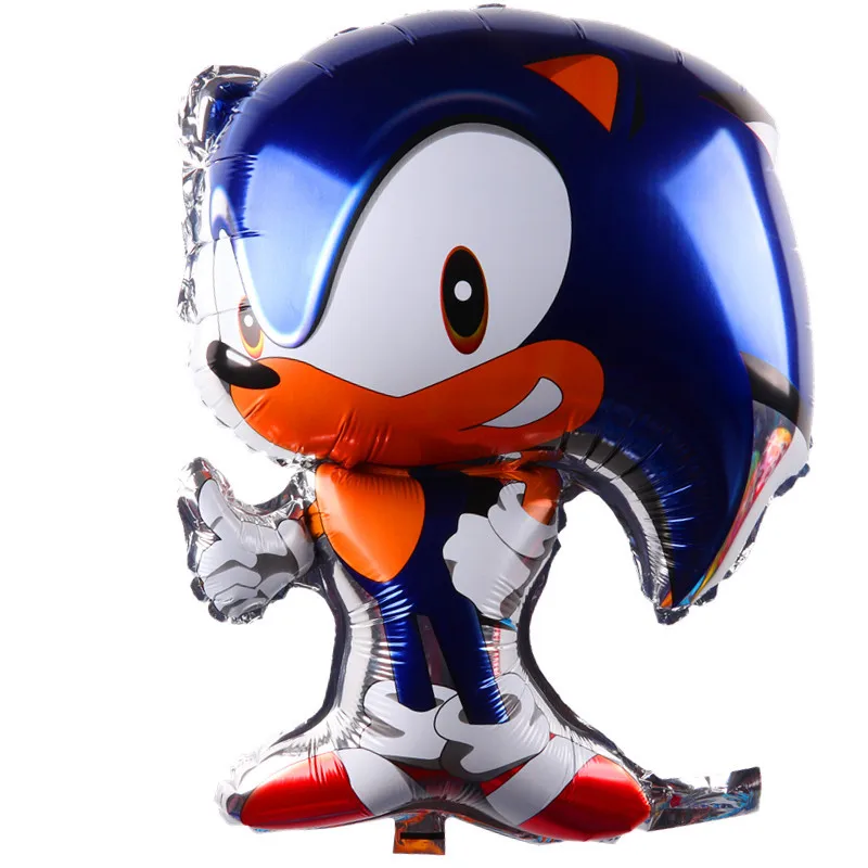 1pcs Classic Toys Inflatable Sonic Balloons Party Decorations Mylar ...