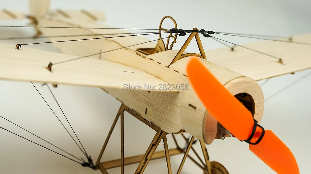 DW Hobby Ultra-micro RC Airplane Balsa Wood Fokker-E Model Aircraft ...
