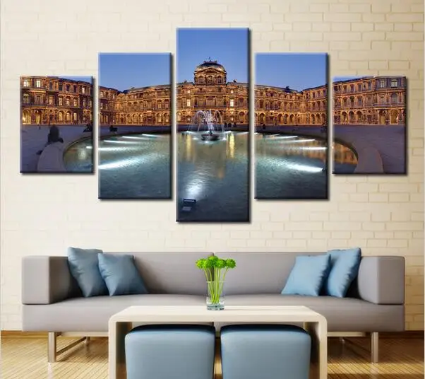 Unframed 5 Pcs Canvas Painting Wall Art Modular Picture Posters And ...