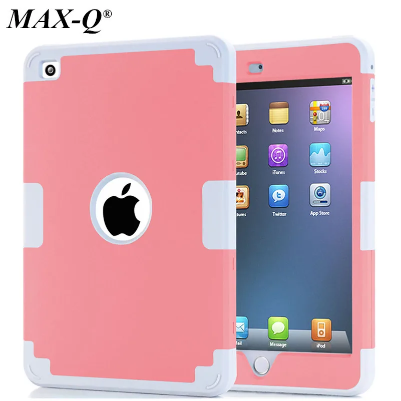 For iPad mini 4 Retina Kids Safe Shockproof Heavy Duty Silicone Hard ...