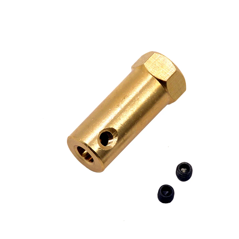 1pc Hexagonal Brass Coupling length 30mm Hex Connector Robot ...