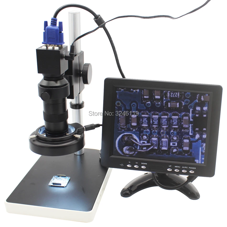 2-0MP-30FPS-Industrial-Digital-Video-Microscope-Camera-VGA-Output-8X ...