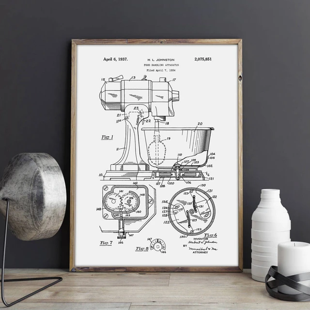 Kitchen Mixer Drawing
