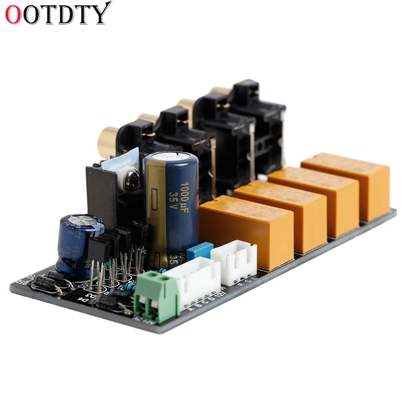 OOTDTY DIY Board Relay Switch Signal Selector for Audio Input Signal ...