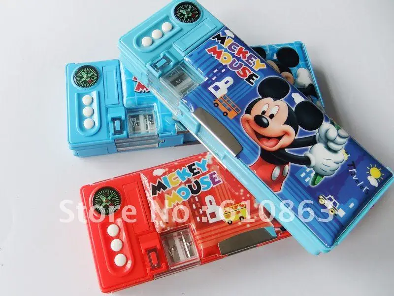 plastic pencil box/OEM pencil case/multifuctional PVC pencil box ...
