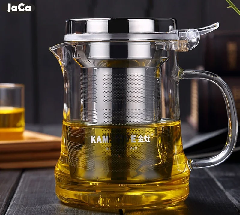 Kamjove-new-style-tea-cup-flower-tea-pot-heat-resistant-glass-tea-set ...