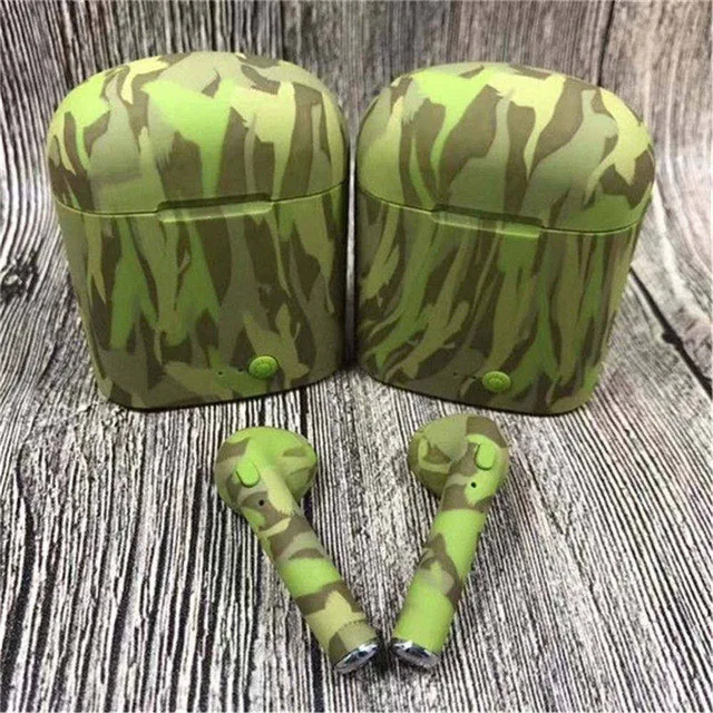 I7S Tws беспроводные Bluetooth наушники с красочным рисунком портативные мини-наушники с ...