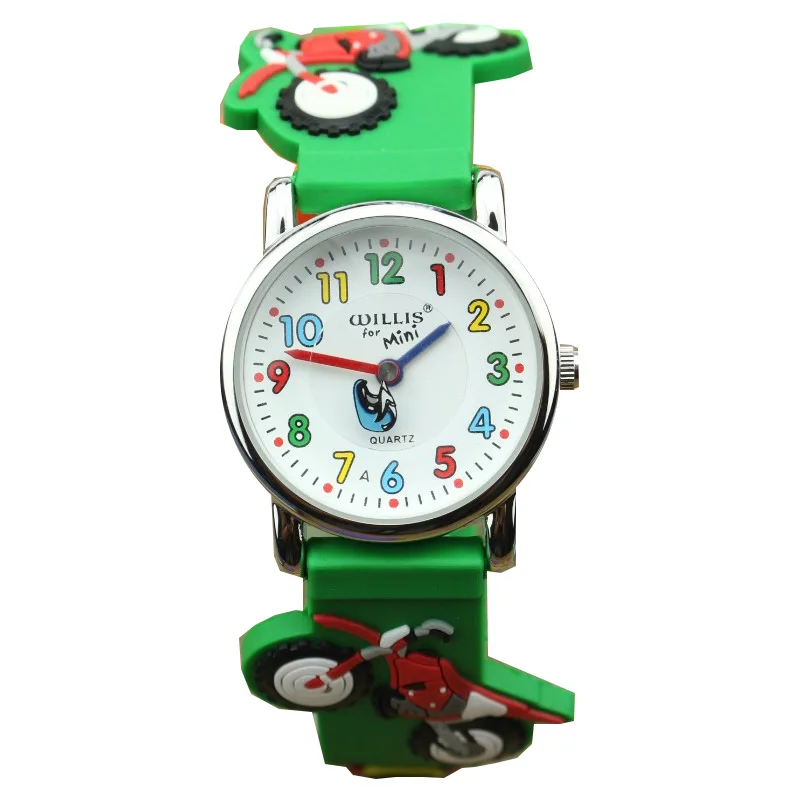 10M waterproof 3D Cartoon vehicle Design Analog Wrist Watch Children ...