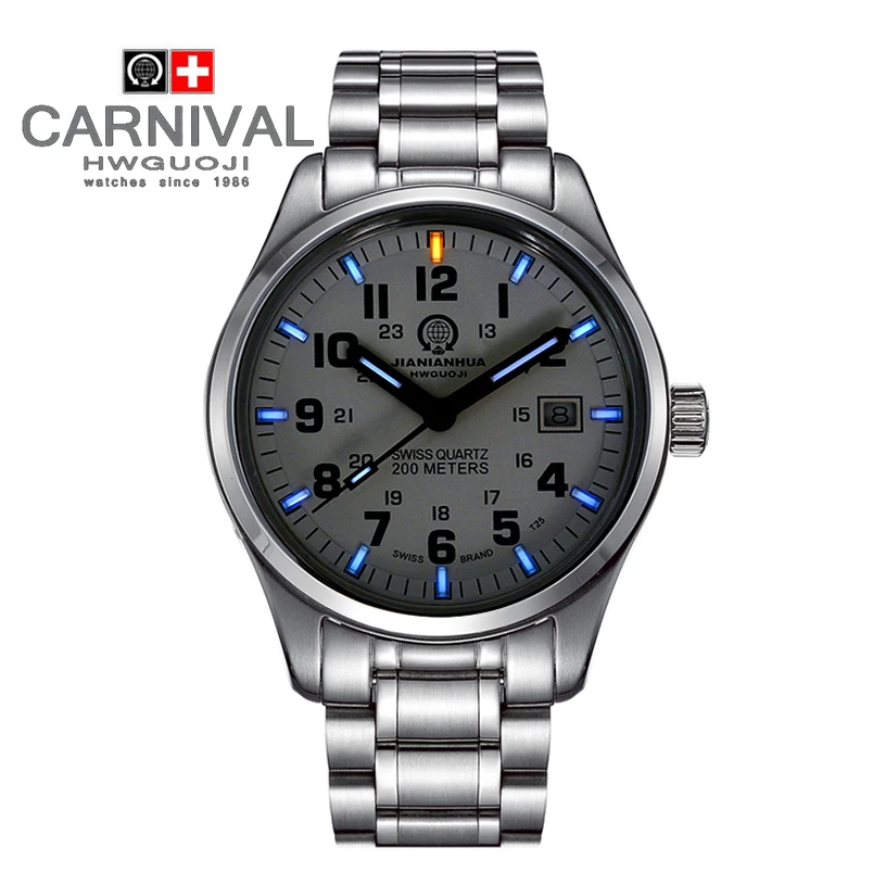 Self-luminous T25 Tritium Gas Watch Men Sapphire Dial Men Sports ...