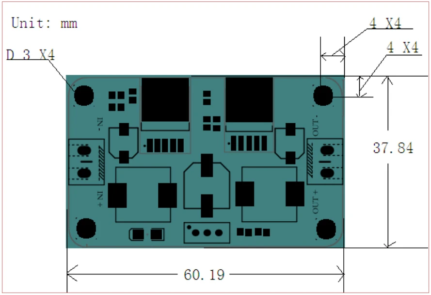 Monday Kids DC-DC Automatic Step Up Step Down Module 3.5V-28V to 1.25V ...