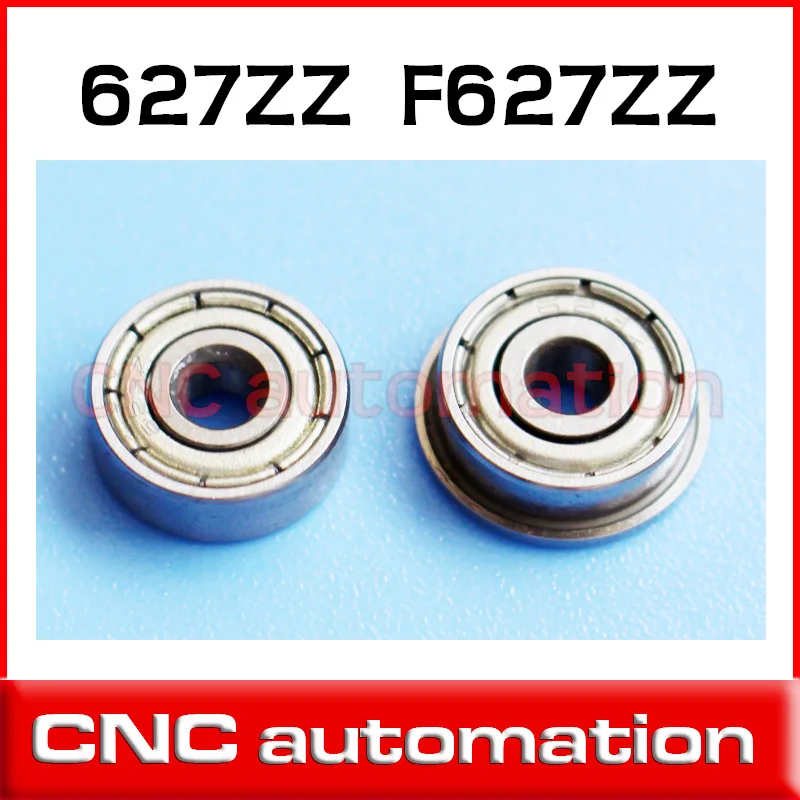 5pcs 627 S627ZZ S627 2Z 7*19*6 Miniature stainless steel deep groove ...