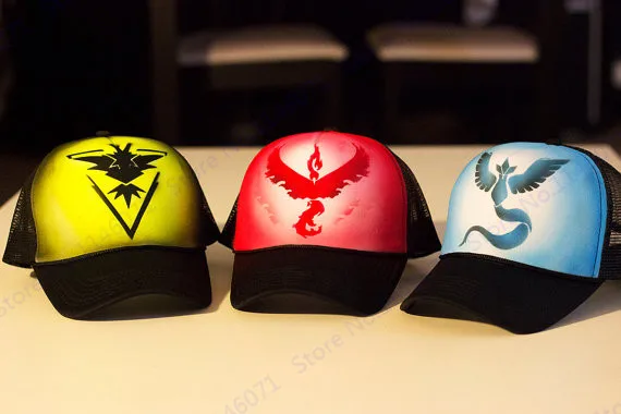 Box Packing!! Pokemon Go Hat Cap Blue Articuno Baseball Sports Cap ...