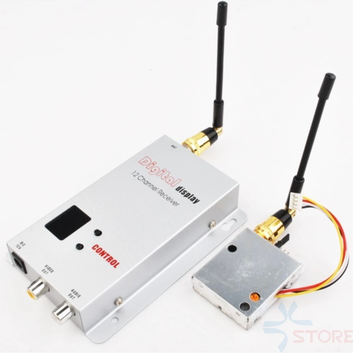 1.2Ghz/1.3Ghz100mw Wireless Audio Video transceiver and receiver TX/RX ...