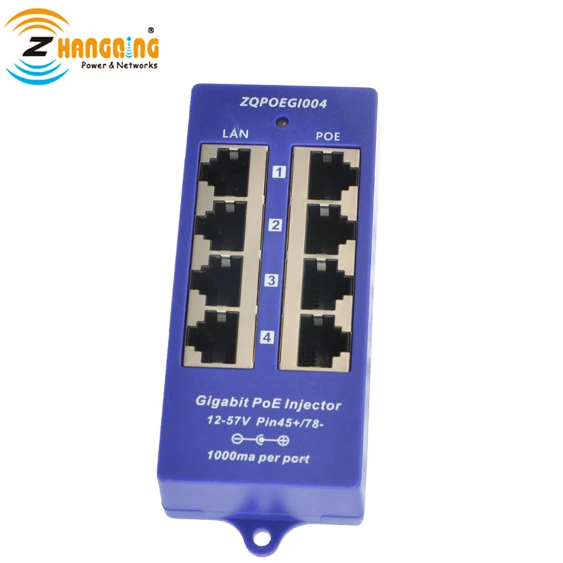 48V-or-24V-Gigabit-Passive-PoE-Injector-4-Port-1000Mbps-PoE-Patch-Panel ...