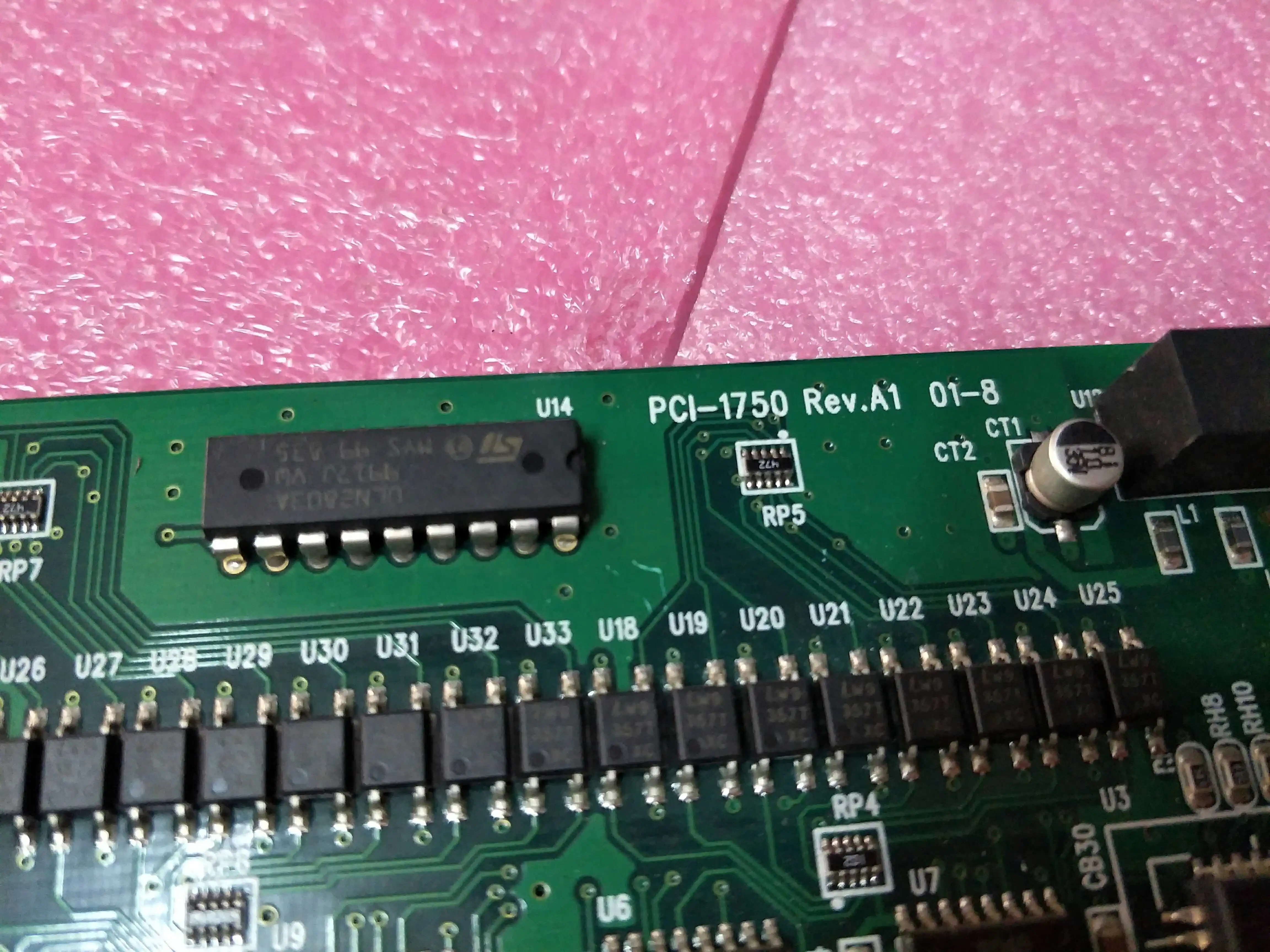 PCI 1750 เดิมสำหรับบอร์ด PCI 1750 32 ช่องแยก digital I/O และเคาน์เตอร์ ...