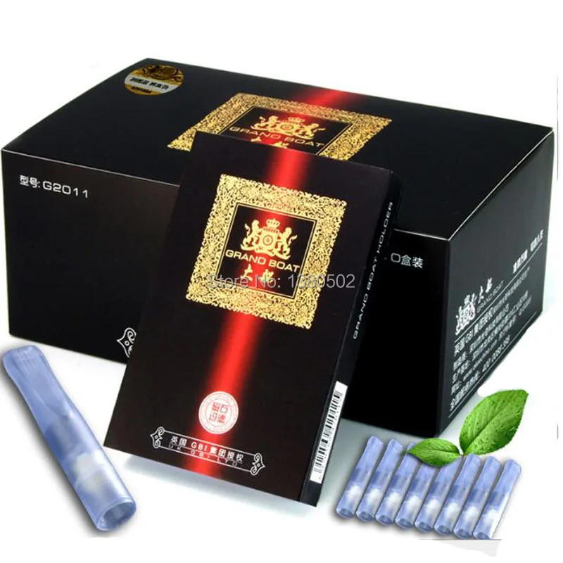 80pcs/lot Smoke Tobacco Filter Triple filtration Disposable magnet ...