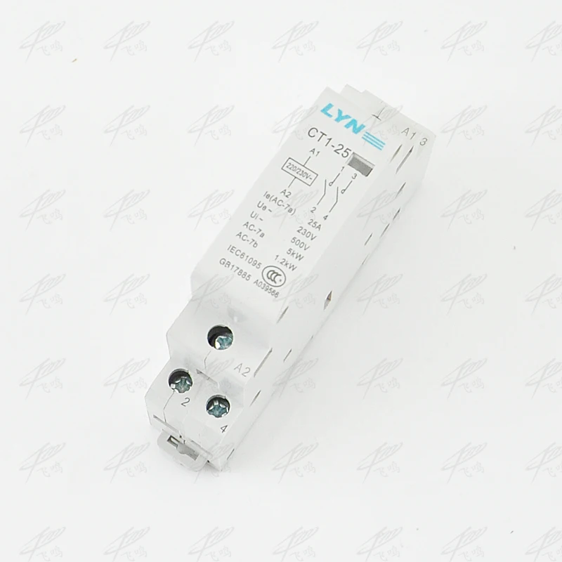 Heschen Household AC Contactor, CT1-25, Ie 25A, 2-Pole Two Normally ...