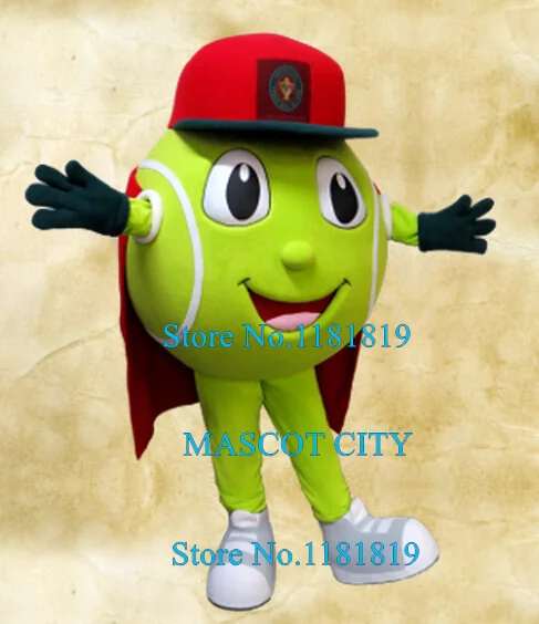 Mascot Sport Tennis Ball Mascot Costume Adult Cartoon Character Theme