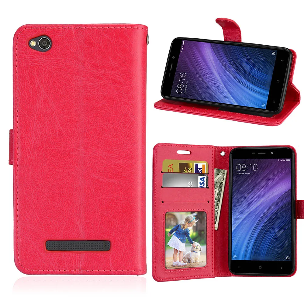 Case For Xiaomi Redmi 4a Luxury Leather Wallet Cover Phone Case For ...
