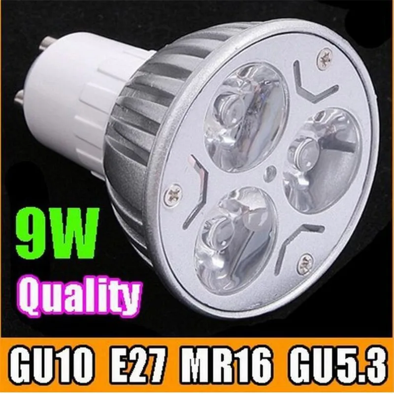 6w Gu10 Mr16 E27 Led Spotlight High Tech 3x2w Downlight Cold White Warm
