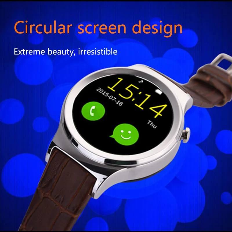 High quality Bluetooth Smart Watch smartwatch Circular HD IPS Screen ...