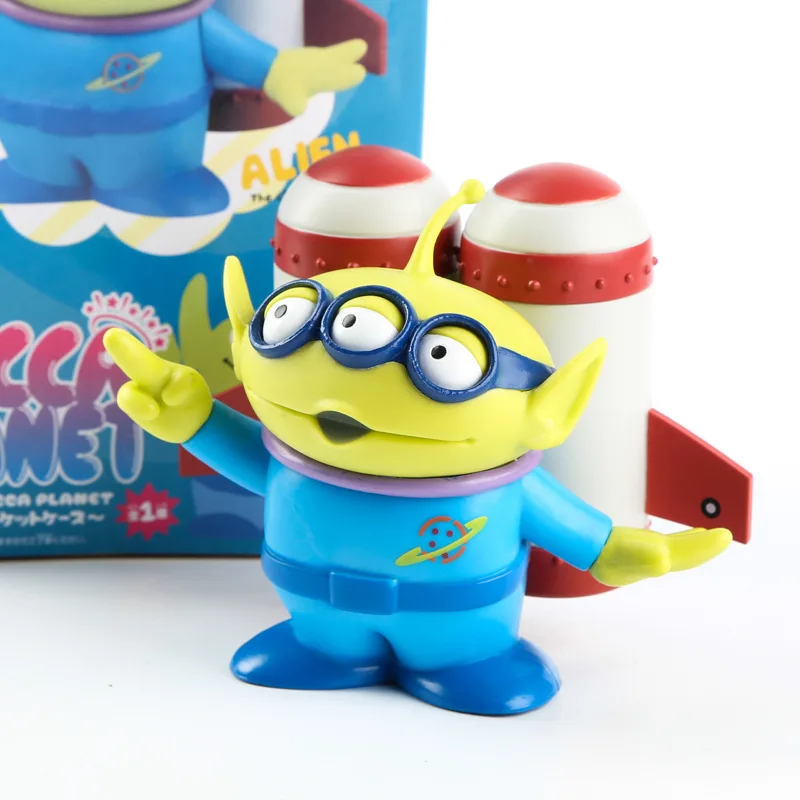 Toy Story Alien Figures 9cm PVC Cute cartoon Alien Action Figure Doll ...
