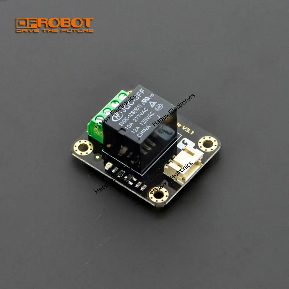 DFRobot Módulo de Relé Digital V3.1, JQX 3FF, 10A, 277VAC/10A, 24VDC, 5VDC, compatible con ...