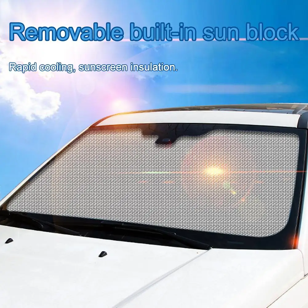 150X90CM-Bubble-Folding-Car-Sun-Block-Aluminum-Foil-DIY-Summer-Car ...