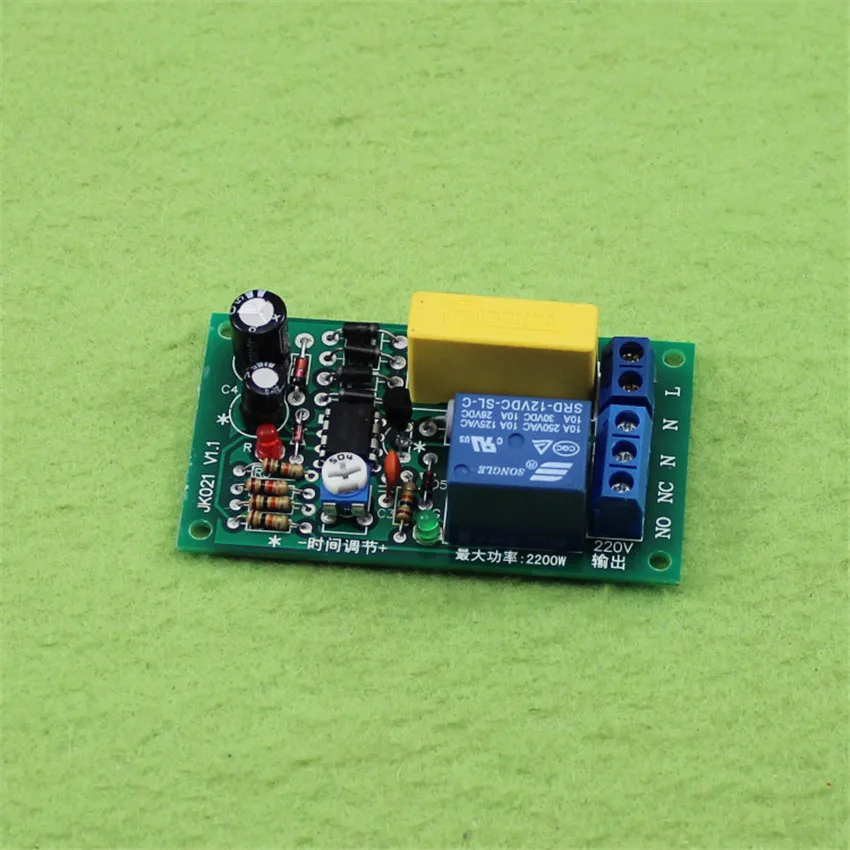 220V relay module 220V relay board power on time delay disconnect circuit module corridor switch ...