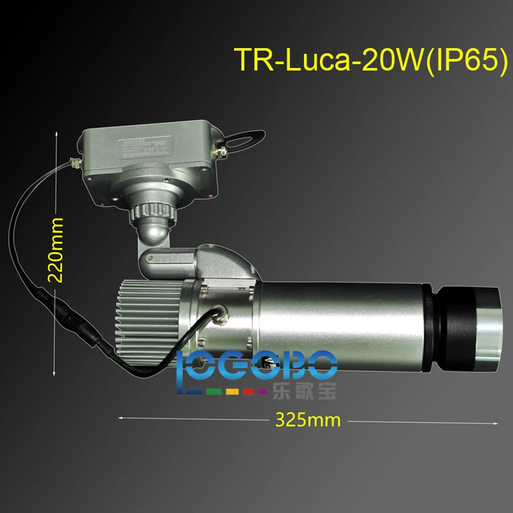 Free Shipping LED 20W Logo Projector with Custom Advertising Gobos Open ...