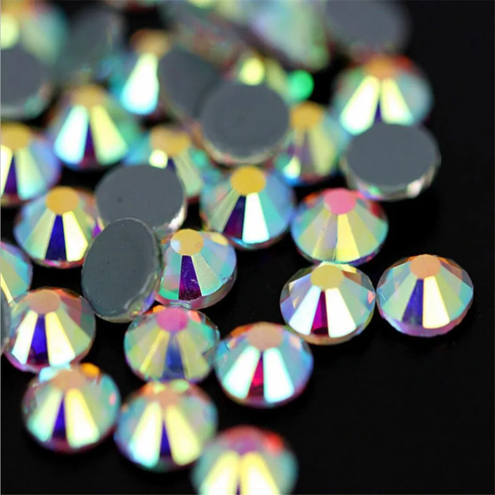 Ss6 Ss16 1440pcs Crystal Ab Color Dmc Hotfix Rhinestones Diy Iron On