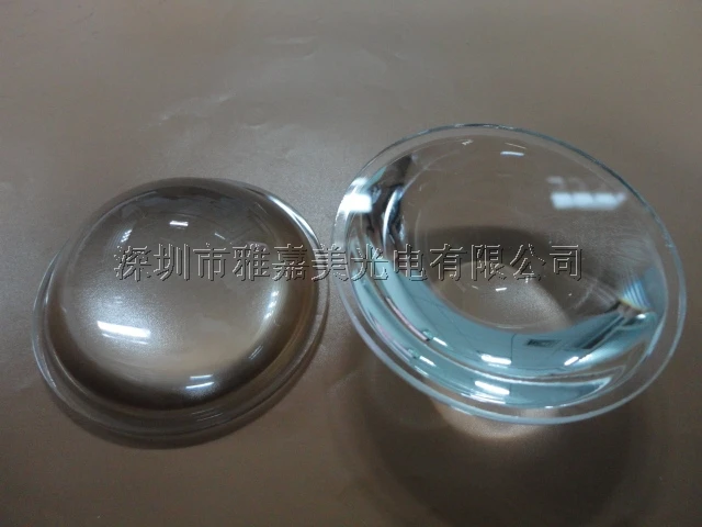 Optical glass lens Diameter 66MM focusing LED lens,plano convex lens ...