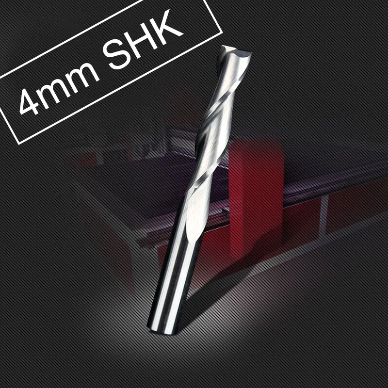 1PCS 4mm SHK MDF Milling Cutter Engraving Tools Wooderworking double ...
