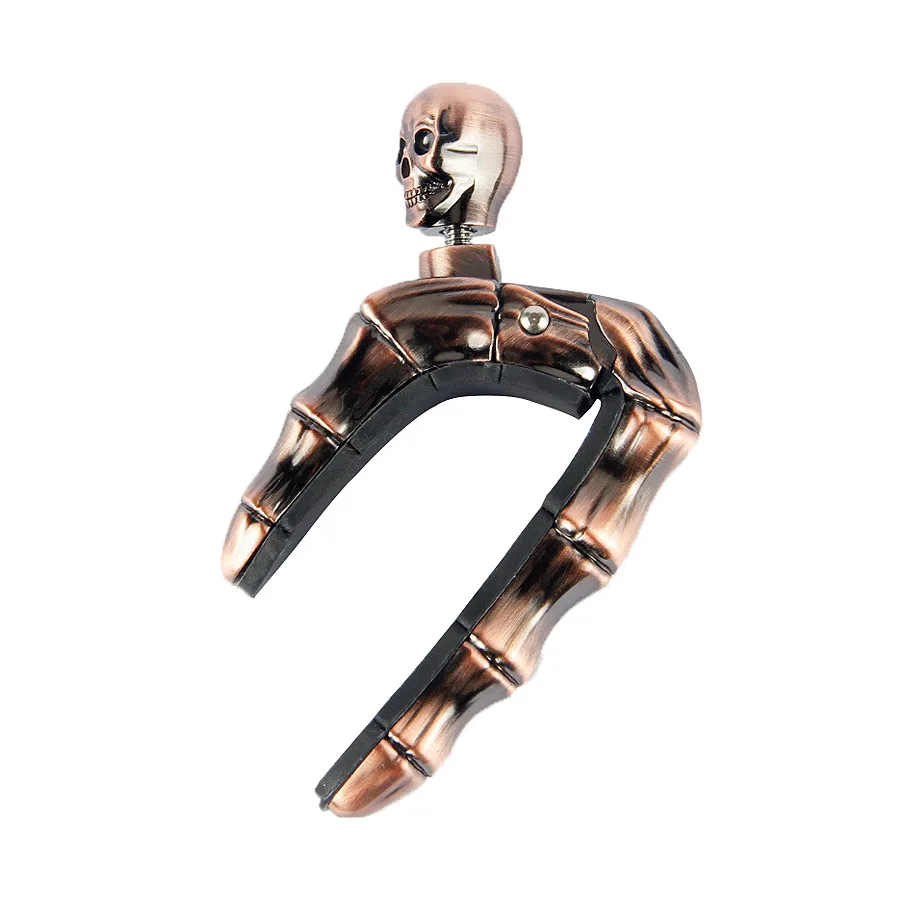 Skull Finger Screw Capo – Metal Screw Capo in Silver & Bronze - MyCapos