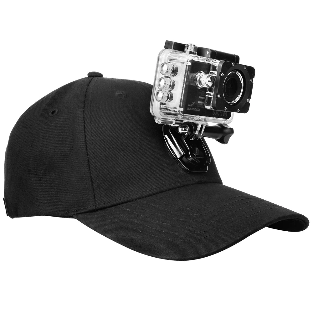 YIXAING Adjustable Canvas Sun Hat Cap for Gopro Hero 5 4 3 SJCAM SJ7 ...