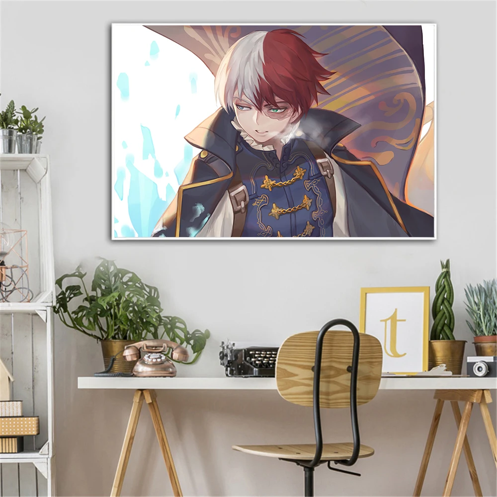 My Hero Academia Prince Todoroki Shoto Wall Poster