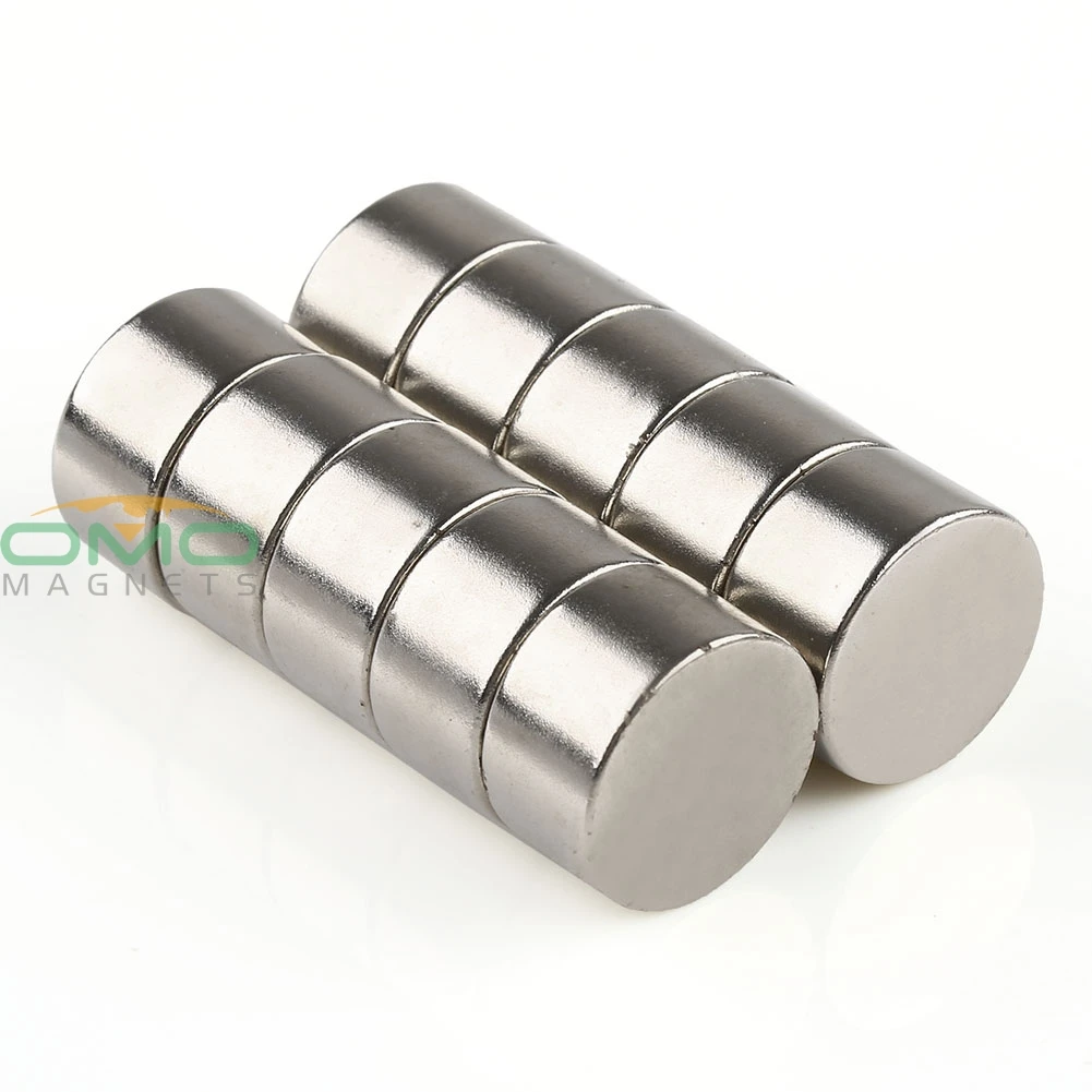 Omo N50 Magnetics 10pcs/lot Strong Cylinder Magnet Disc D18mm X 10mm ...