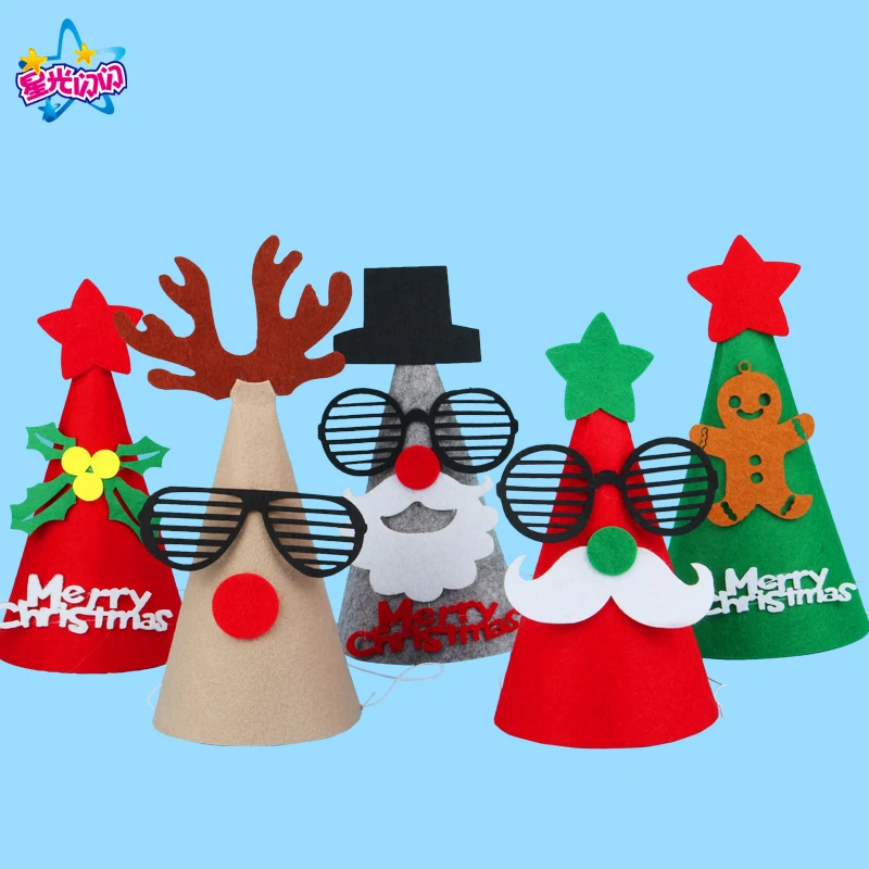 Christmas Ornaments Decoration Christmas DIY Hats Santa Hats Children christmas-ornaments-decoration-christmas-diy-hats-santa-hats-children