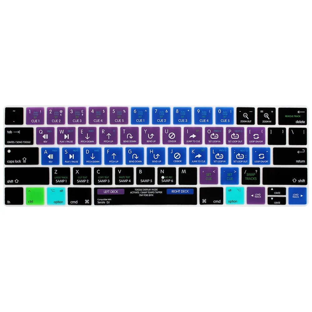Fashion Laptop Keyboard Cover Logic Pro X Shortcut Key Keyboard Cover